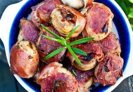 Recept Med Bacon, Basilika, Champinjoner, Chorizo, Citron, Dill, Dragon ...