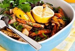 Recept Med Bacon, Baguette, Champinjoner, Citron, Fiskbuljong, Gurka ...